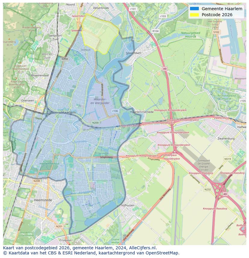 Postcode 2026 Adressen Woningen Inwoners En Meer AlleCijfers nl